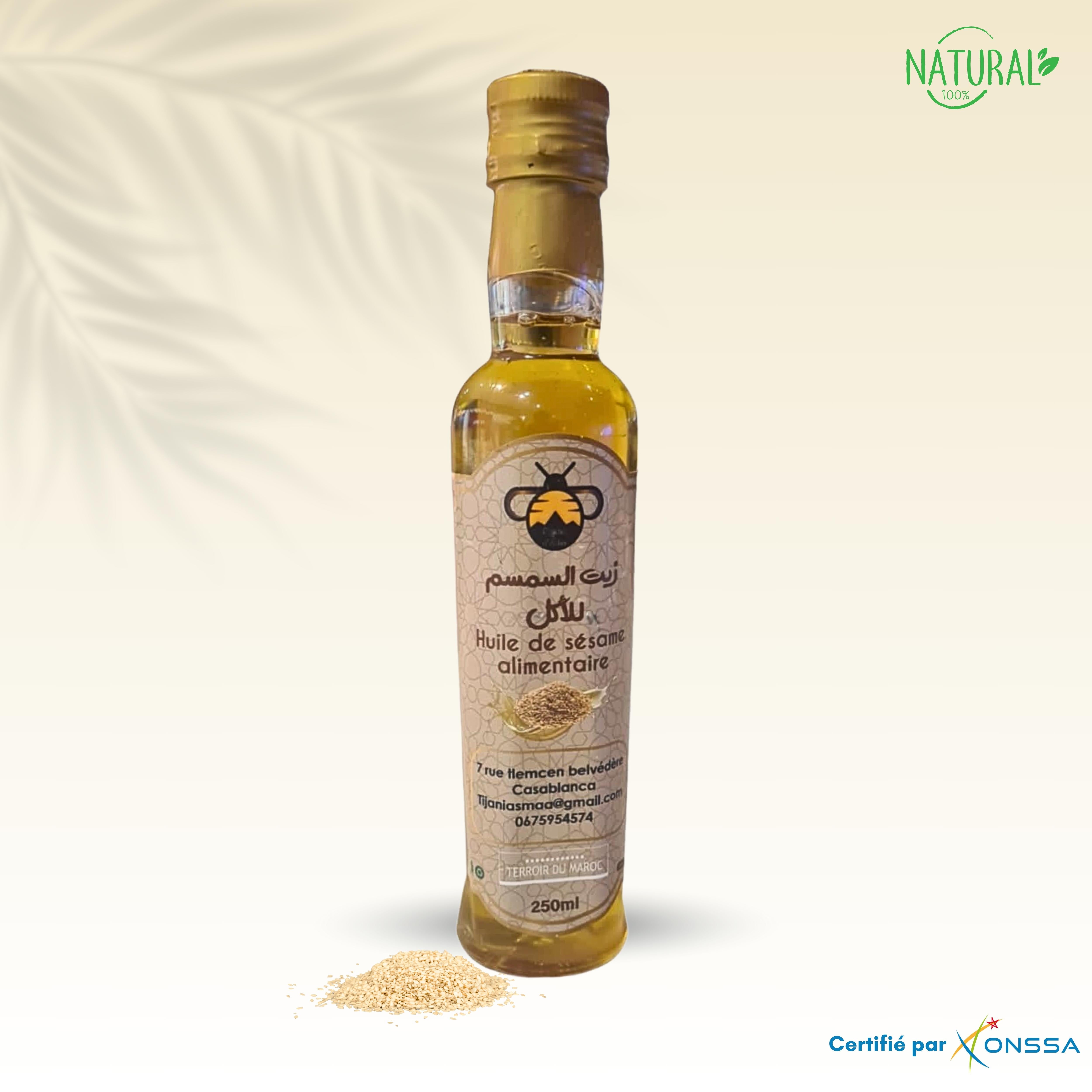 Huile de sesame alimentaire – Chahd d’atlas
